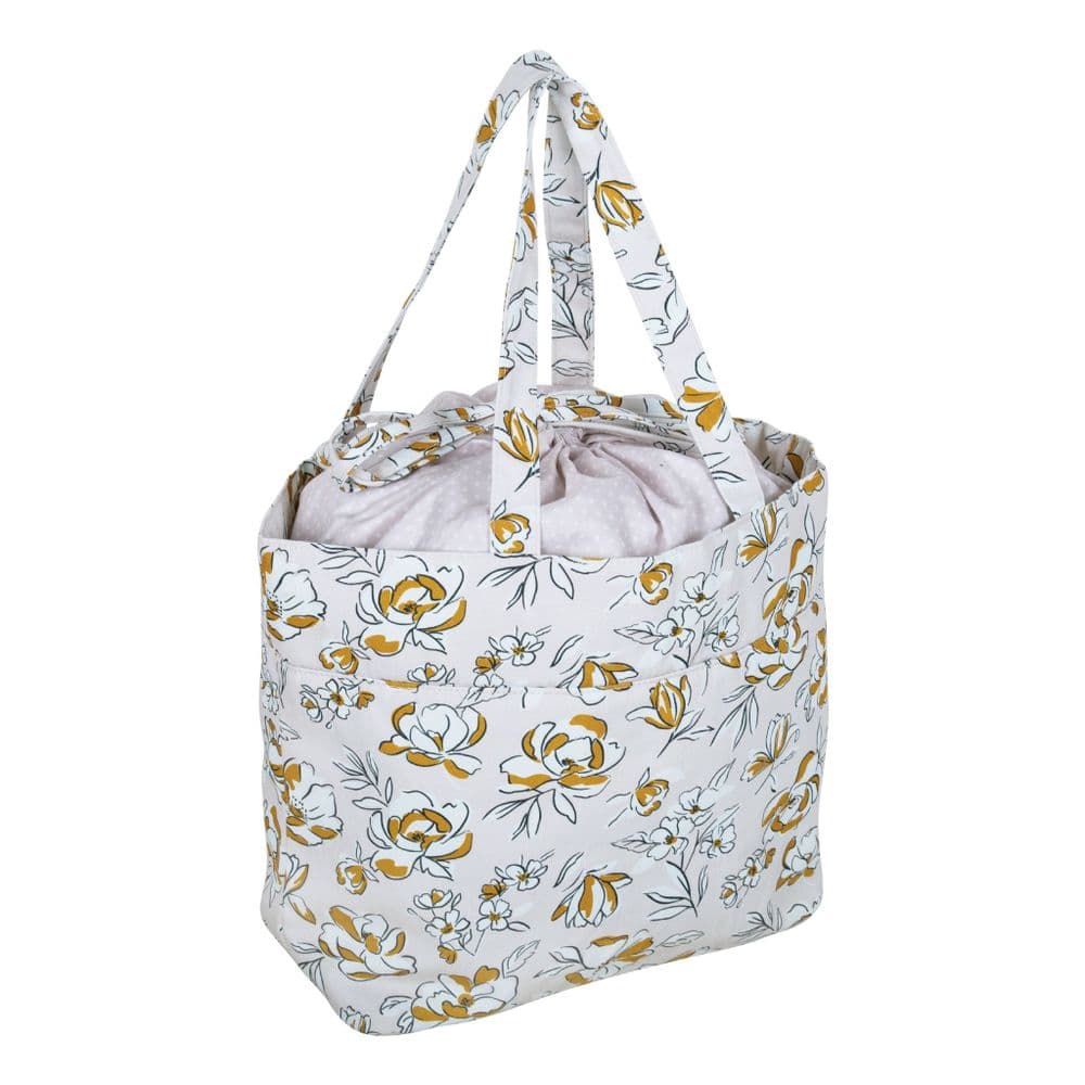 Craft Bag M Drawstring Spring Floral
