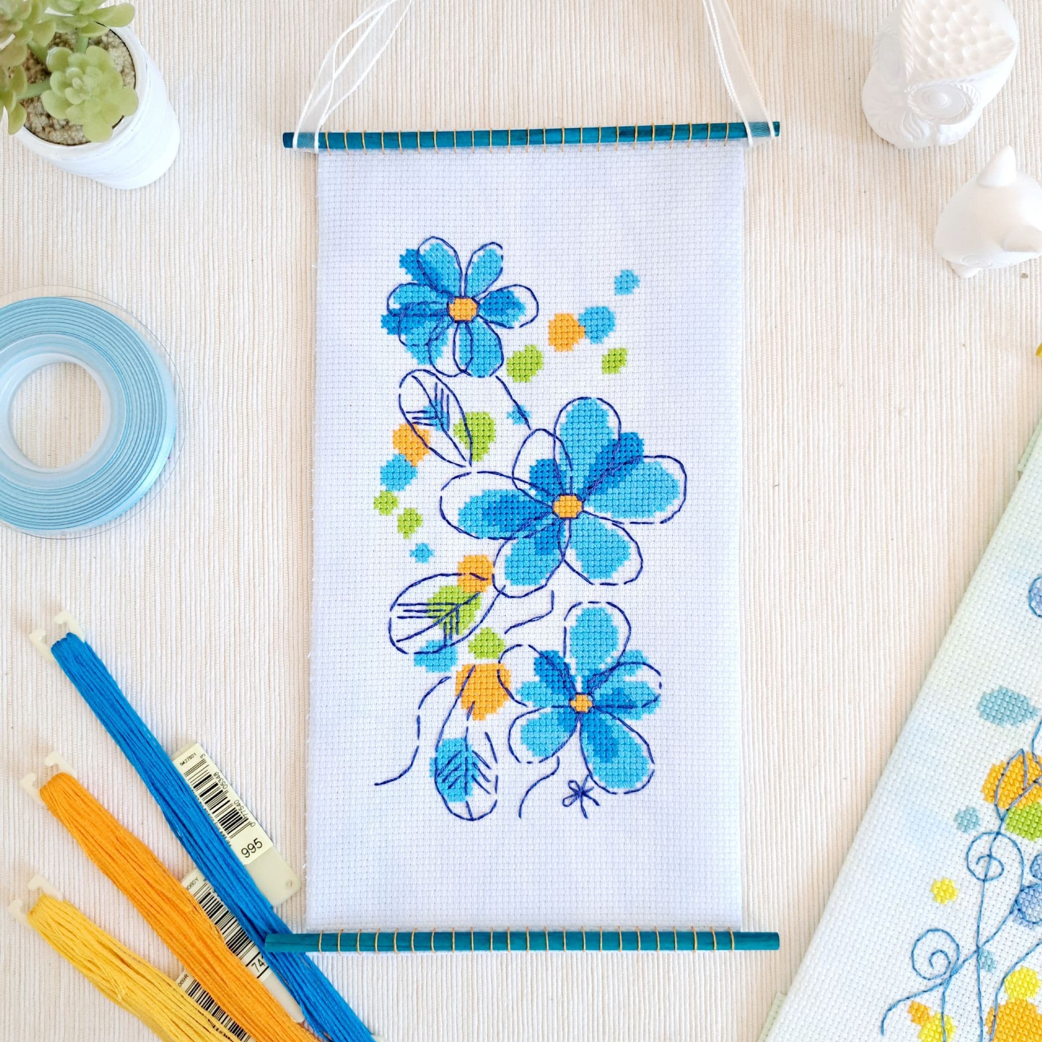 Daisy 2 cross stitch chart by Artmishka Cross Stitch