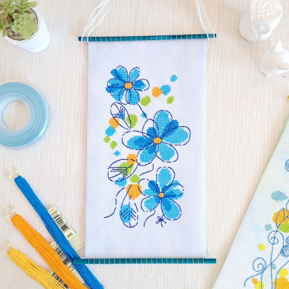 Daisy 2 cross stitch chart by Artmishka Cross Stitch