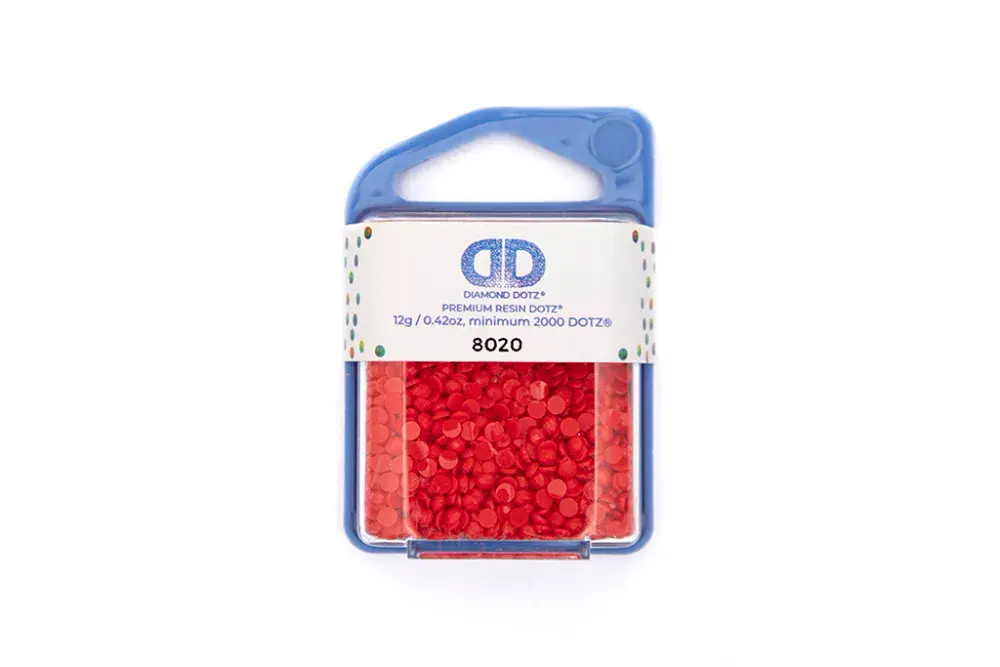 Diamond Painting Dotz Freestyle Dotz 2 8mm Flag Red 12g