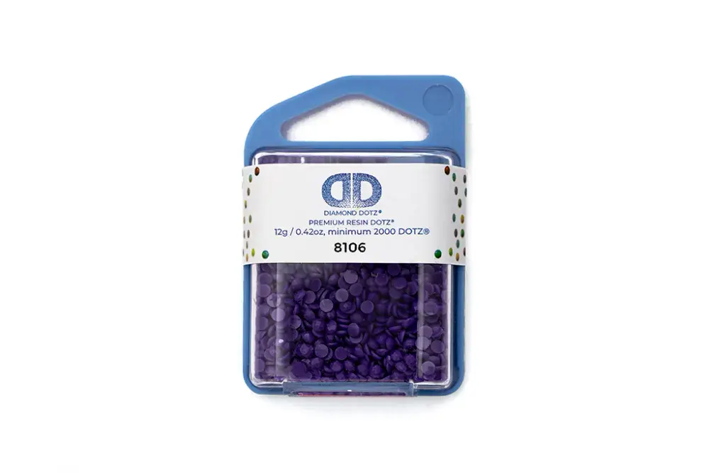 Diamond Painting Dotz Freestyle Dotz 2 8mm Imperial Purple 12g