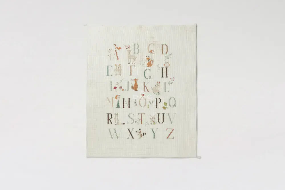 DMC Animal Alphabet Sampler Cross Stitch Kit