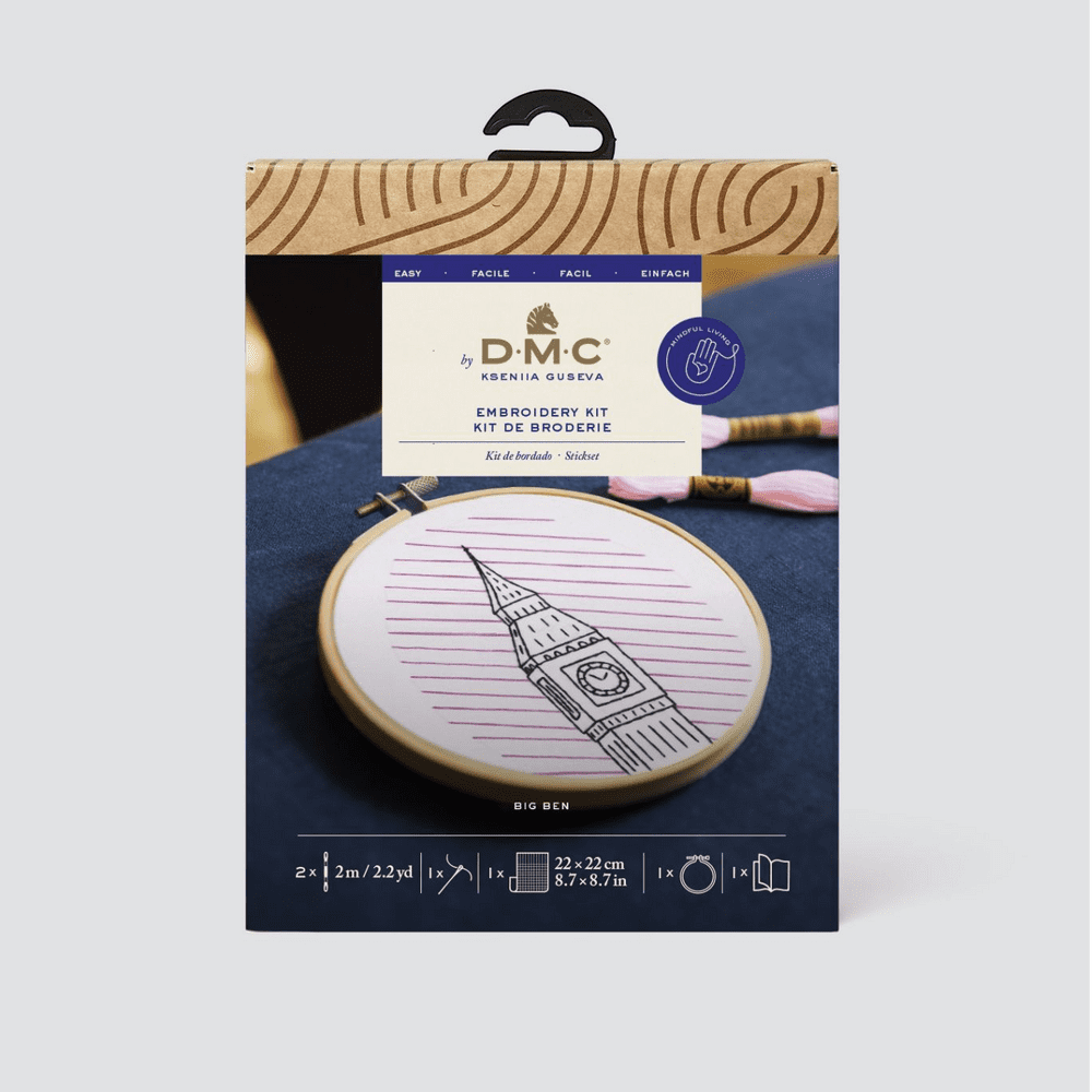 DMC Big Ben embroidery kit