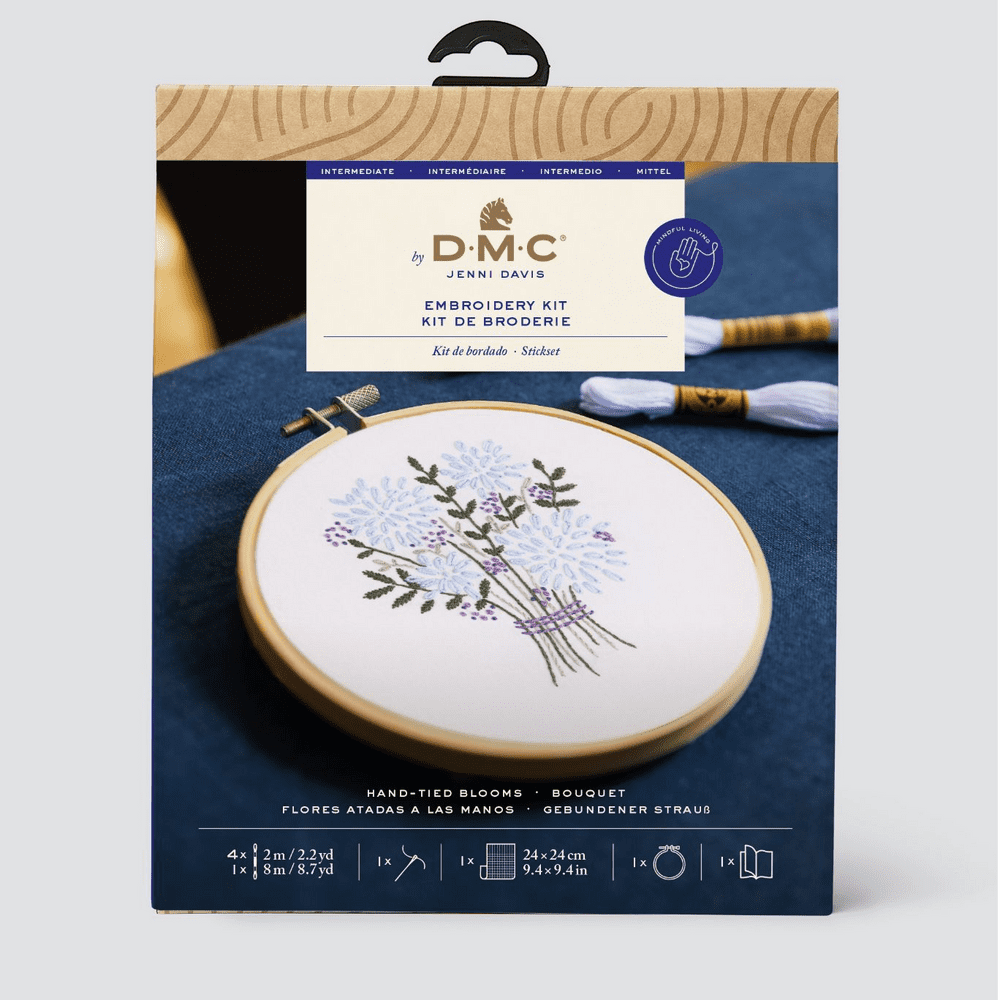 DMC Hand-tied Blooms embroidery kit