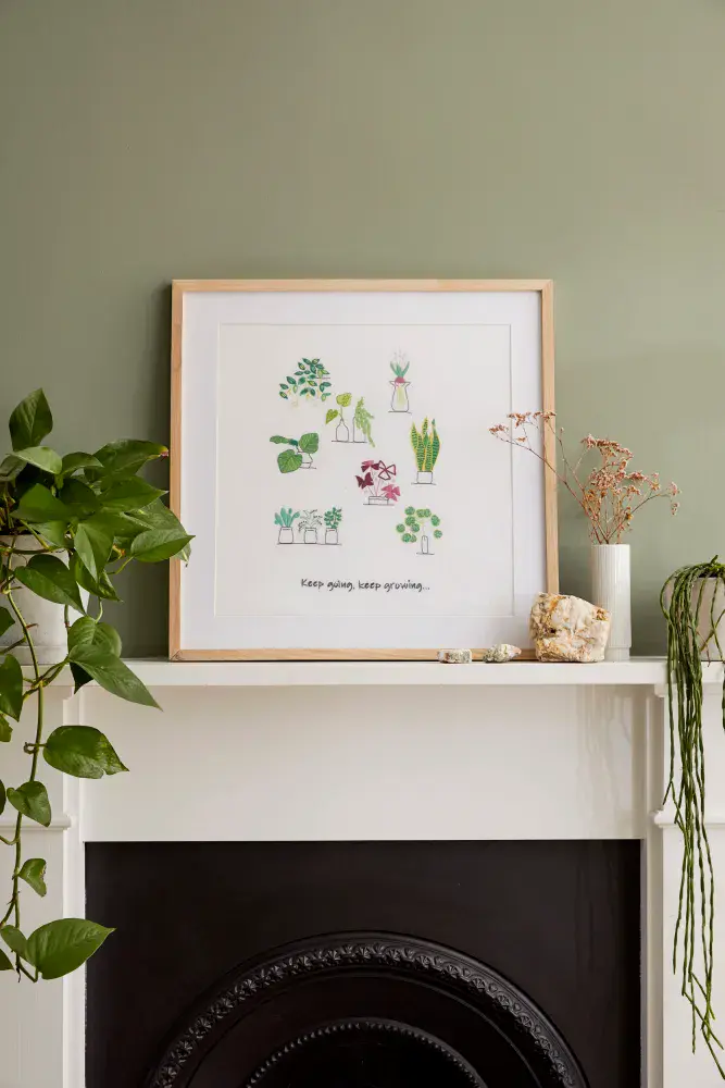 DMC House Plants Embroidery Kit