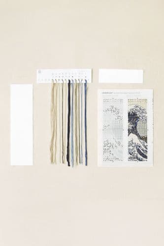 DMC The Great Wave Bookmark cross stitch kit