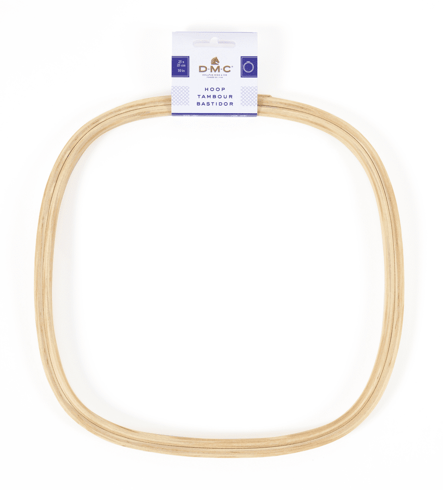 DMC Wood Embroidery Hoop/Frame Square 25x25cm