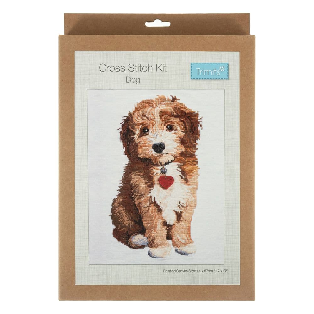 Dog cross stitch kit XL