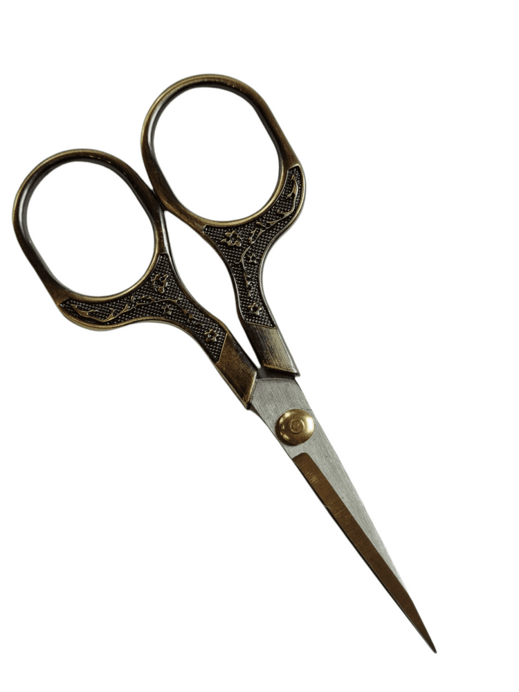 Embroidery Scissors with large finger holes - Bronze