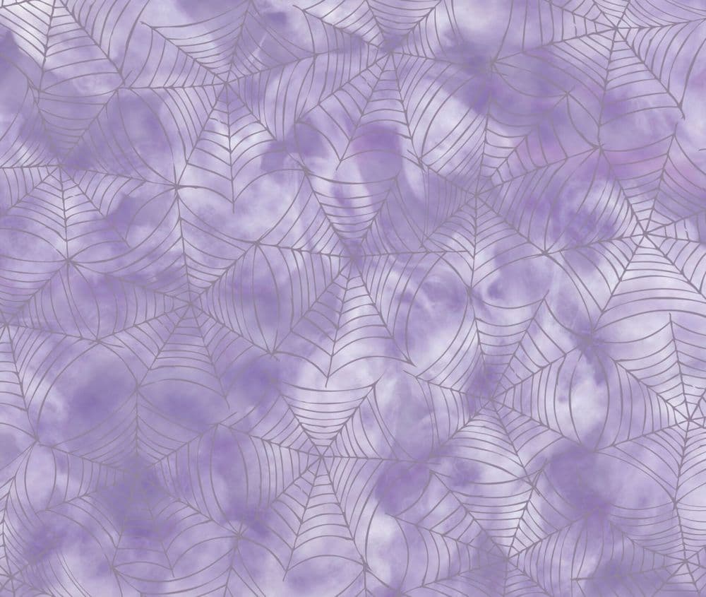 Fabric Flair Cobweb Purple evenweave