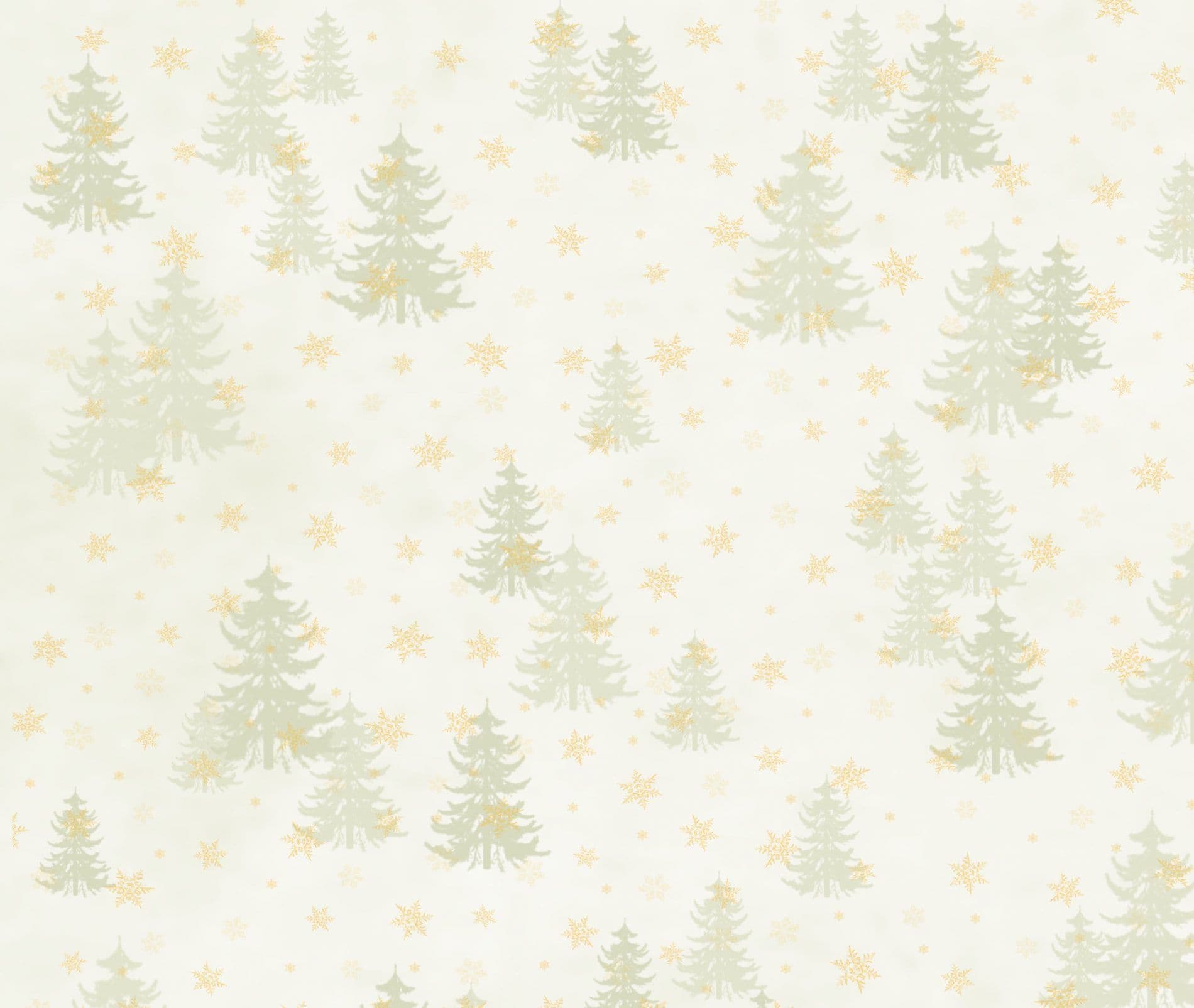 Fabric Flair Golden Pine Trees aida
