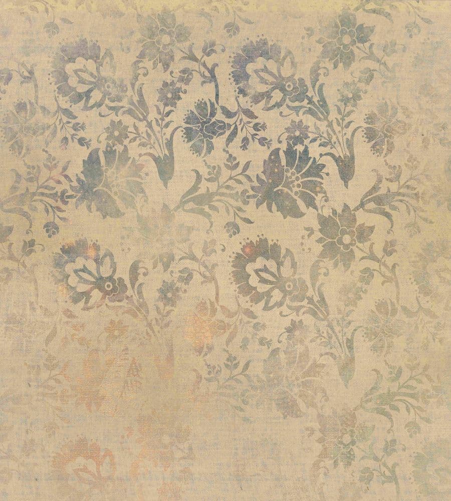Fabric Flair Vintage Ephemera Damask aida 50x45cm