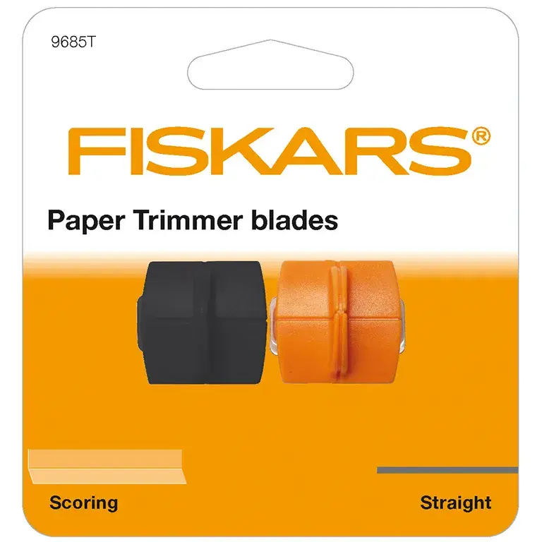 Fiskars Blades Tripletrack Straight Cutting and Scoring Pack of 2