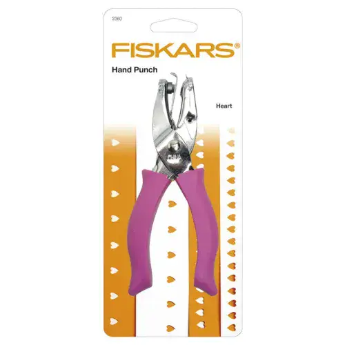 Fiskars Hand Punch Heart Large