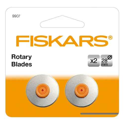 Fiskars Rotary Blade Straight Cut 28mm Pack of 2
