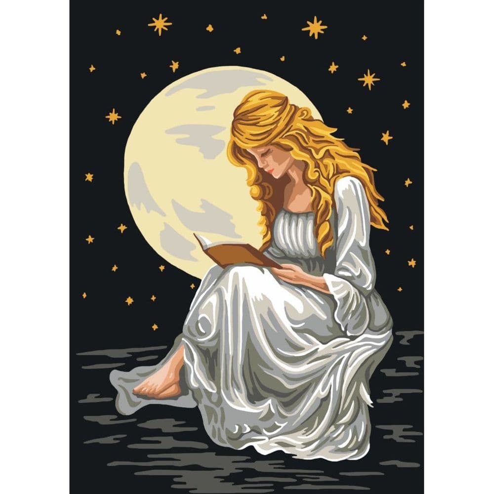 Gobelin-L Reading by Moonlight Tapestry Canvas