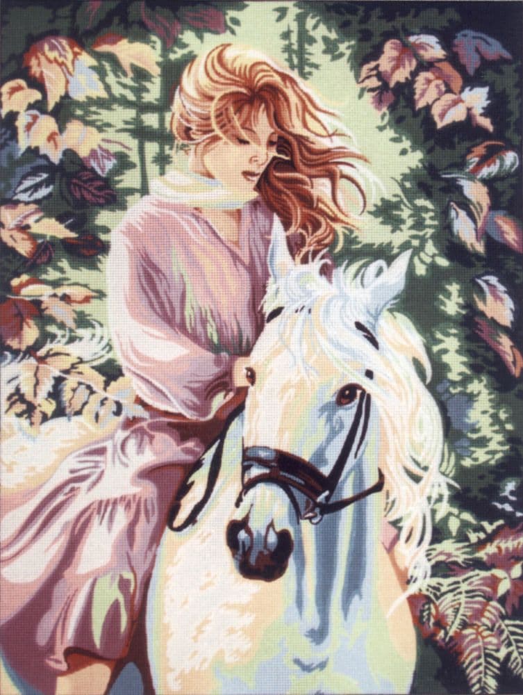 Gobelin-L Red Rider Tapestry Canvas