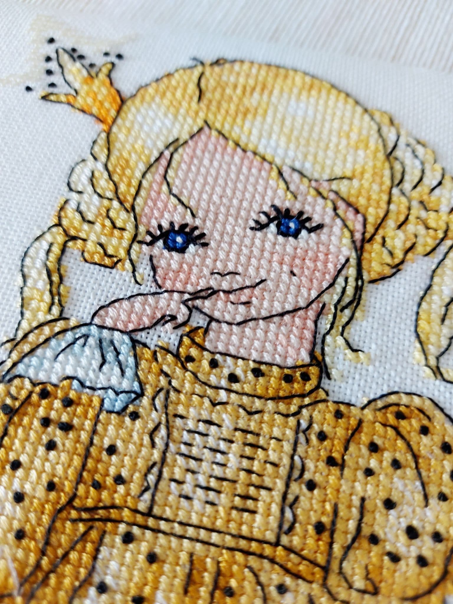 Goldilocks cross stitch chart by Artmishka Cross Stitch