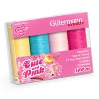 Gutermann Thread Set Sew-All 4 x 100m Cute and Pink