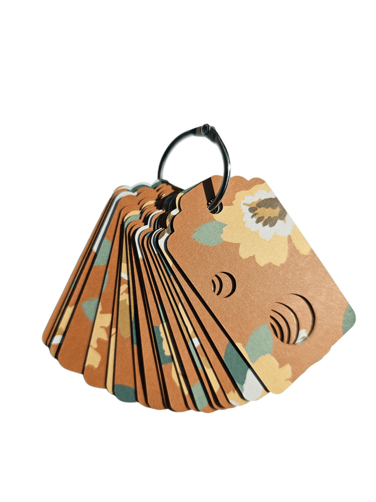 Handmade Card Floss Drops - Pack of 20 with snap ring - FD34 1