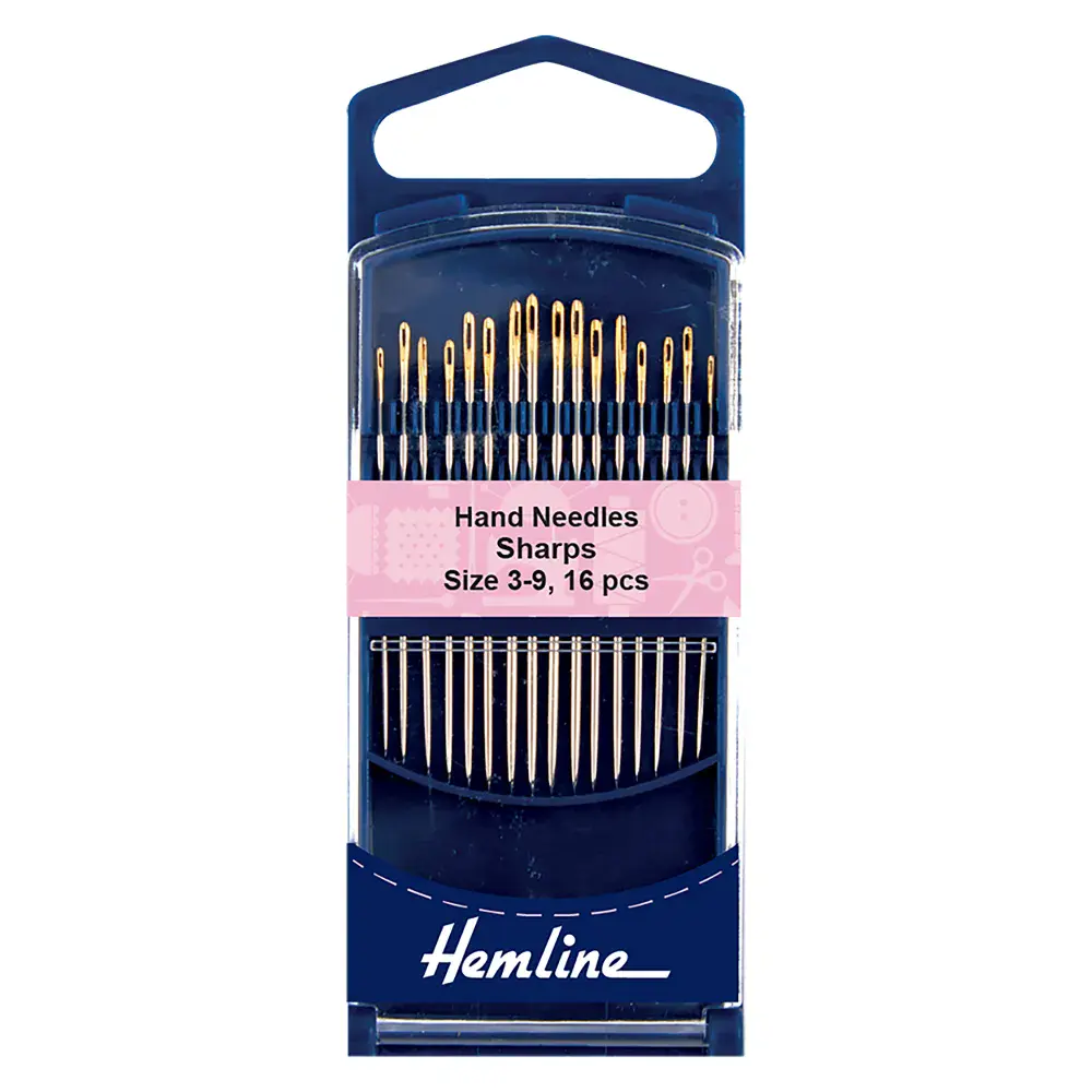 Hemline Hand Needles Sharps Sizes 3-9