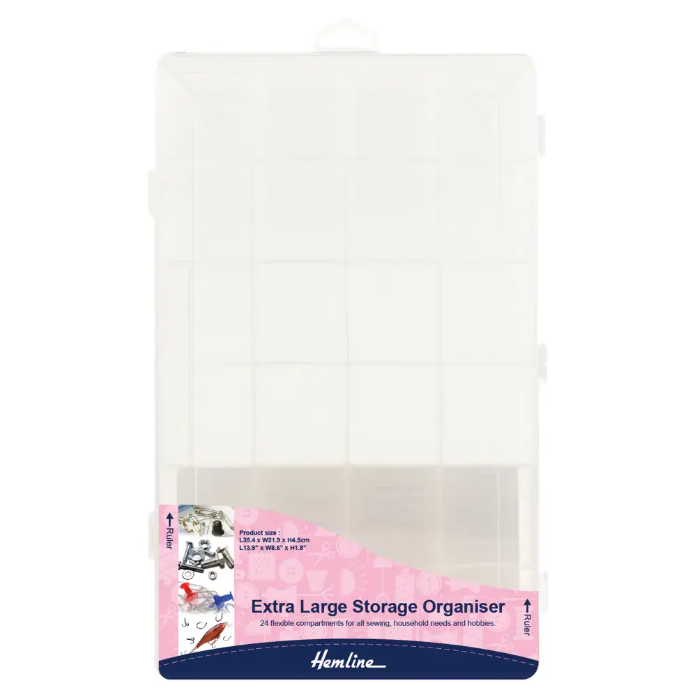 Hemline Plastic Storage Box - Extra Large
