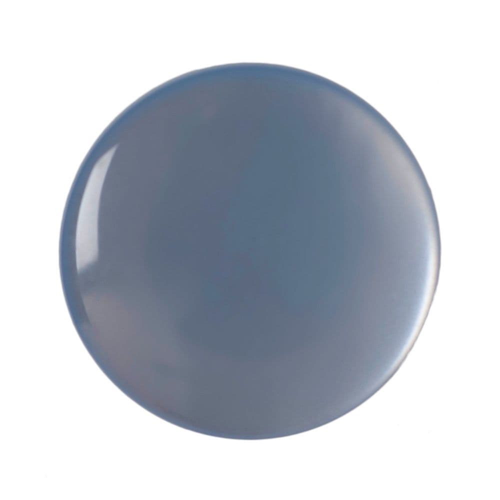 Hemline Round Flat Pearlescent Baby Blue Buttons