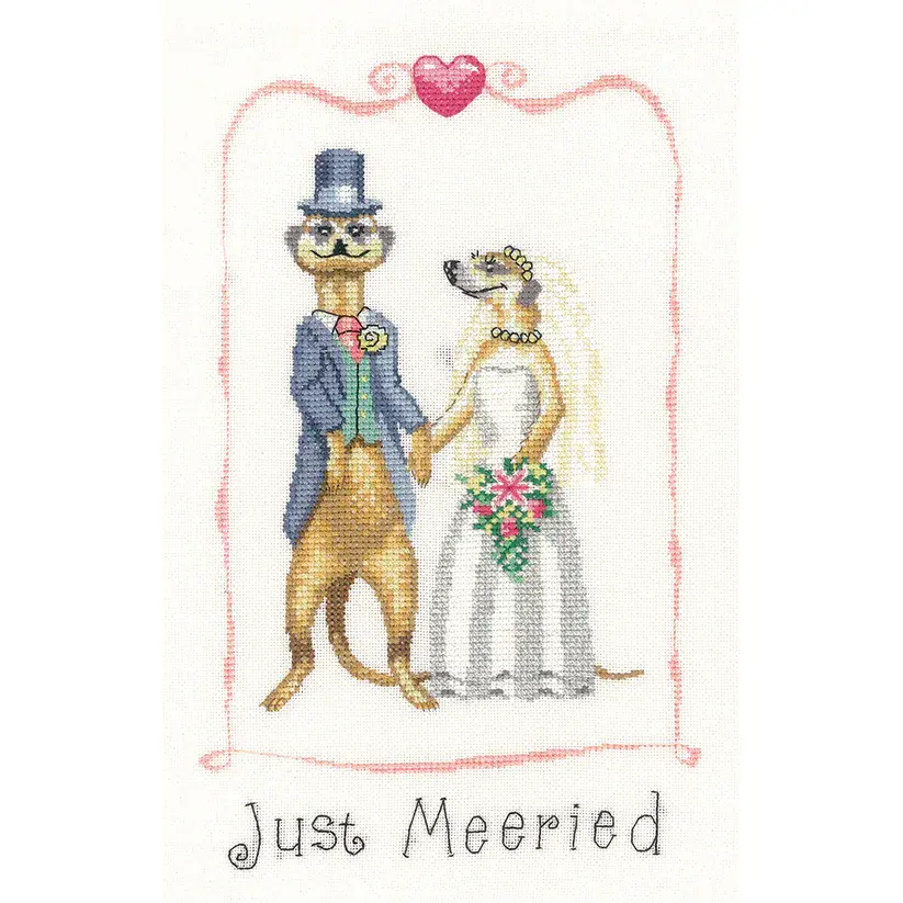 Just Meeried cross stitch chart - Peter Underhill