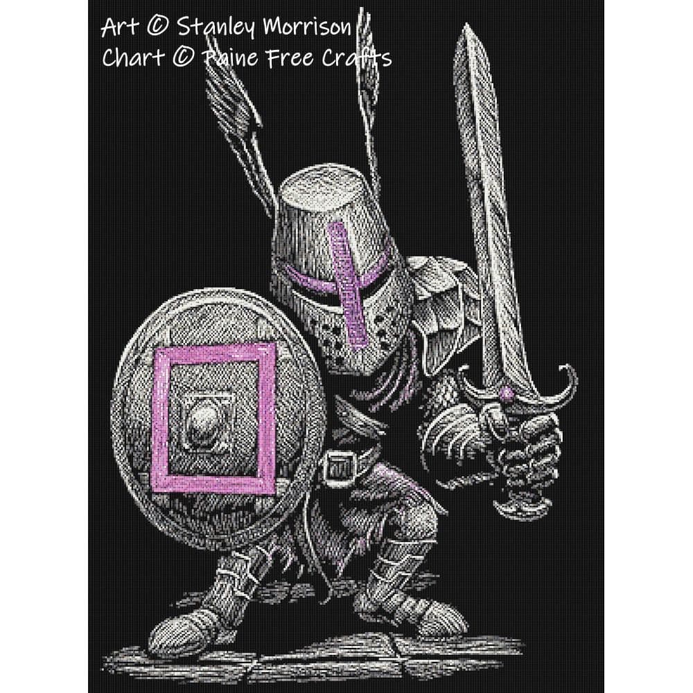 Knight Square by Paine Free Crafts printed cross stitch chart