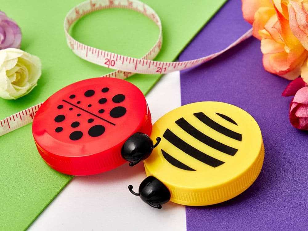 Ladybird or Bee Retractable Tape Measure