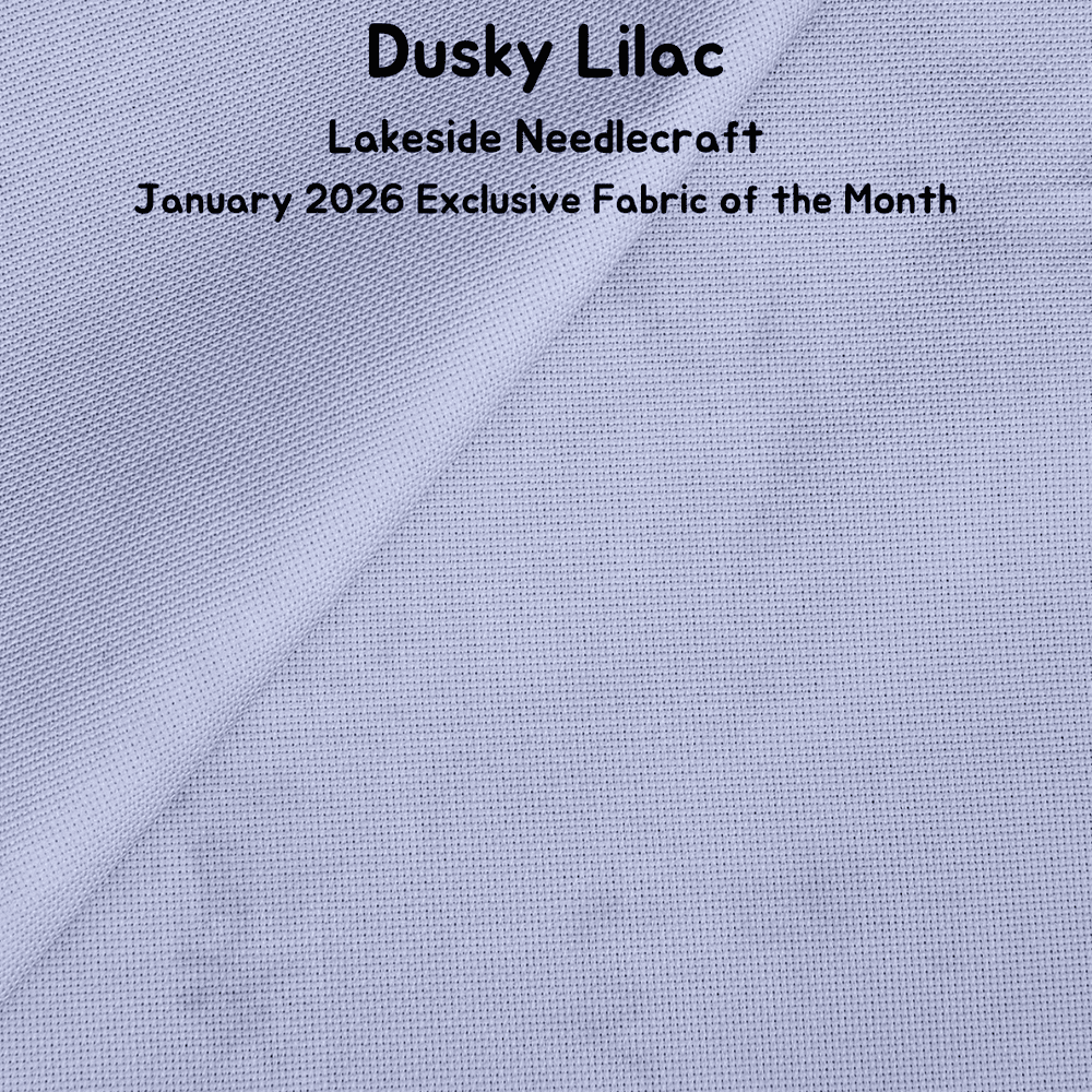 Lakeside Needlecraft Dusky Lilac evenweave