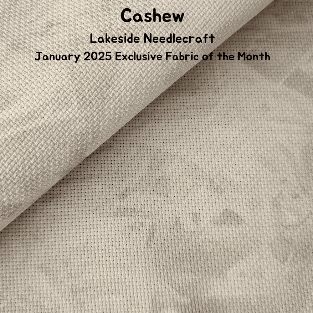 Lakeside Needlecraft Iridescent Cashew evenweave