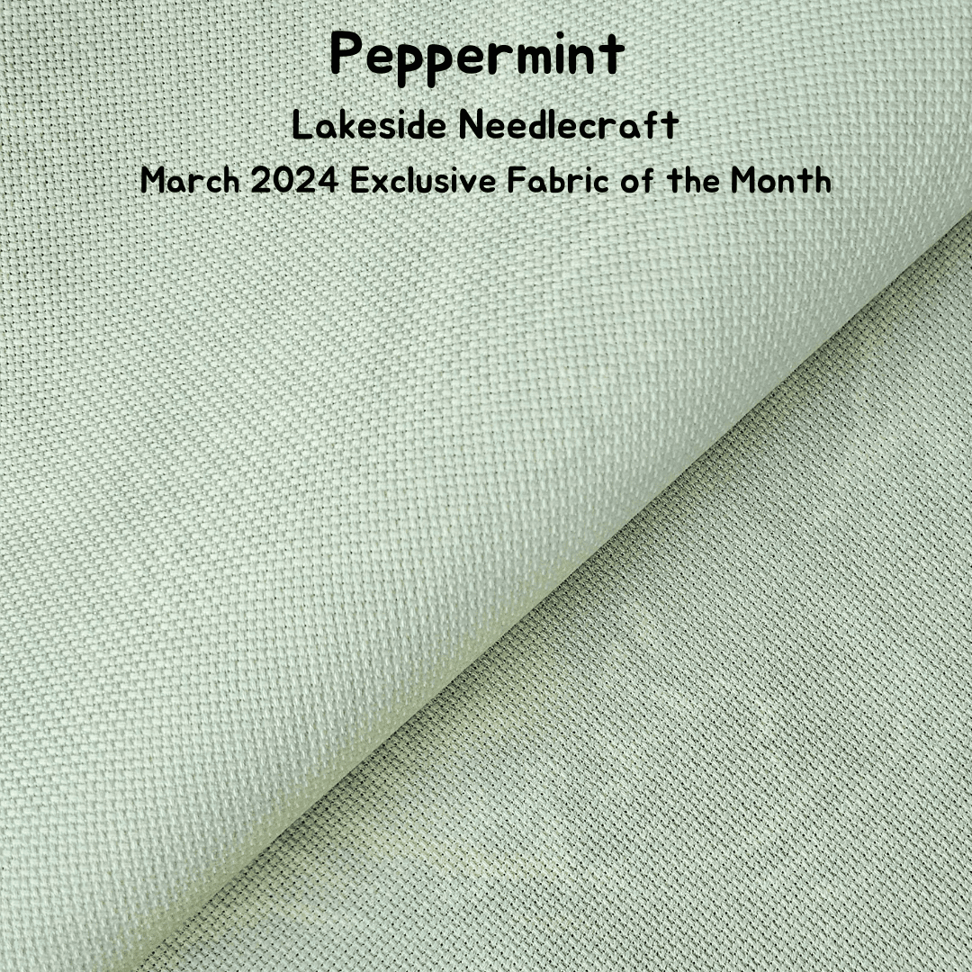 Lakeside Needlecraft Peppermint evenweave