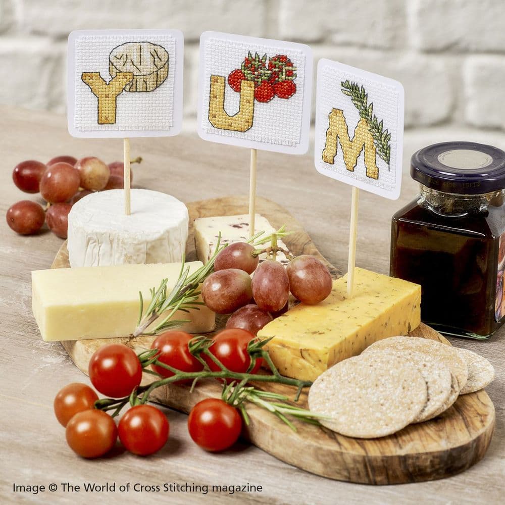 Life is Gouda Cheeseboard ABC Alphabet WOXS Issue 354 project pack