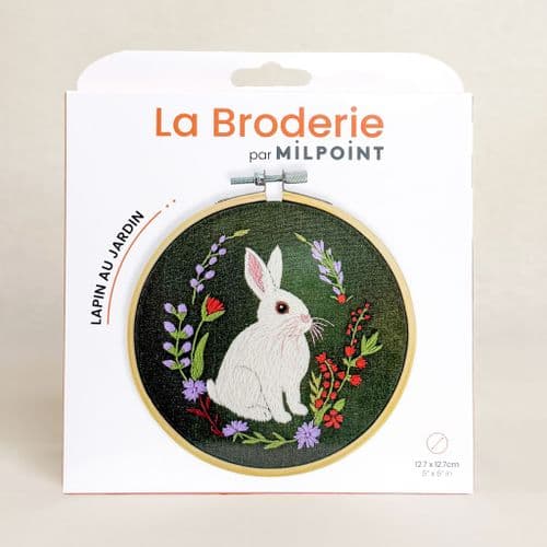 Milpoint Garden Rabbit Freestyle embroidery kit