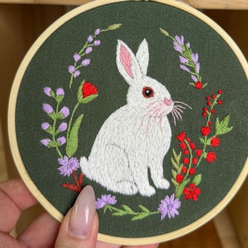 Milpoint Garden Rabbit Freestyle embroidery kit