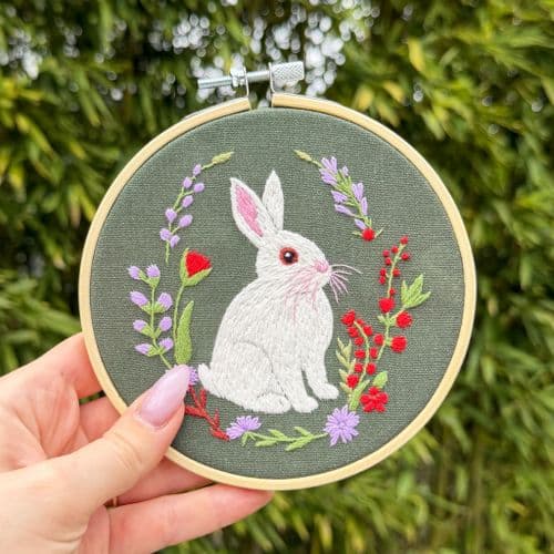 Milpoint Garden Rabbit Freestyle embroidery kit