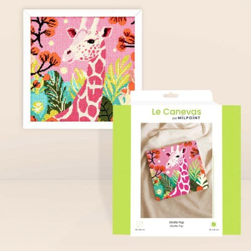 Milpoint Giraffe Pop Tapestry kit