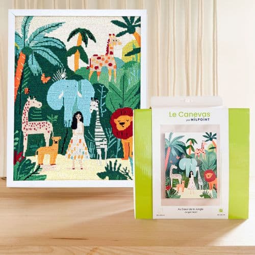 Milpoint Jungle Heart Tapestry kit