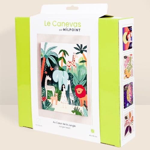 Milpoint Jungle Heart Tapestry kit