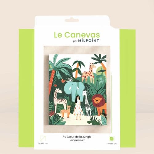 Milpoint Jungle Heart Tapestry kit