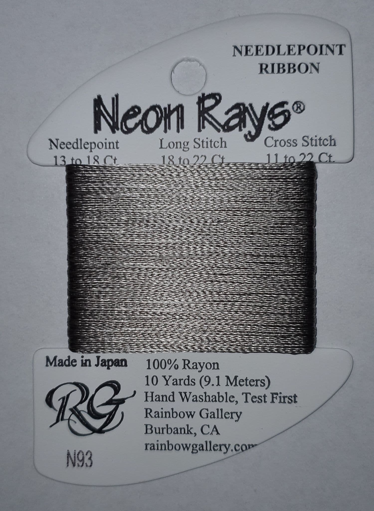 N93 Gunmetal Grey Neon Rays thread