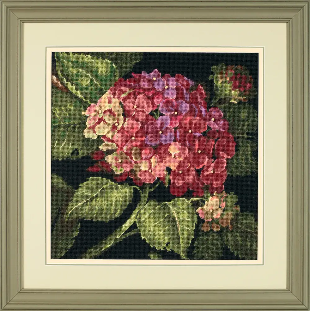 Needlepoint Kit Hydrangea Bloom by Dimensions
