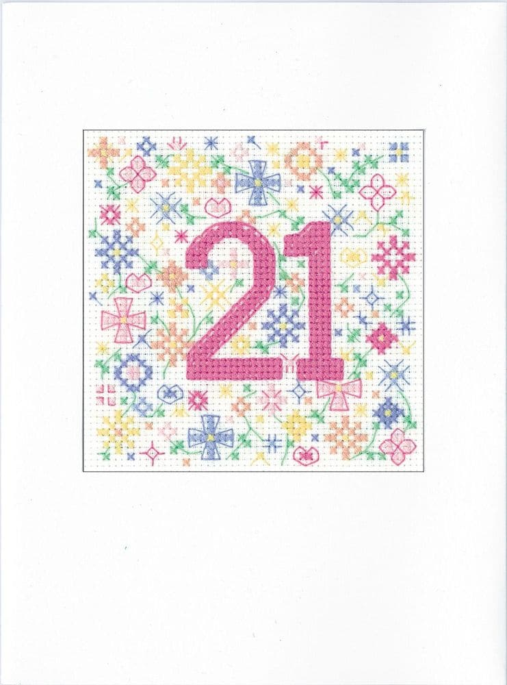 Occasions 21 Card cross stitch kit