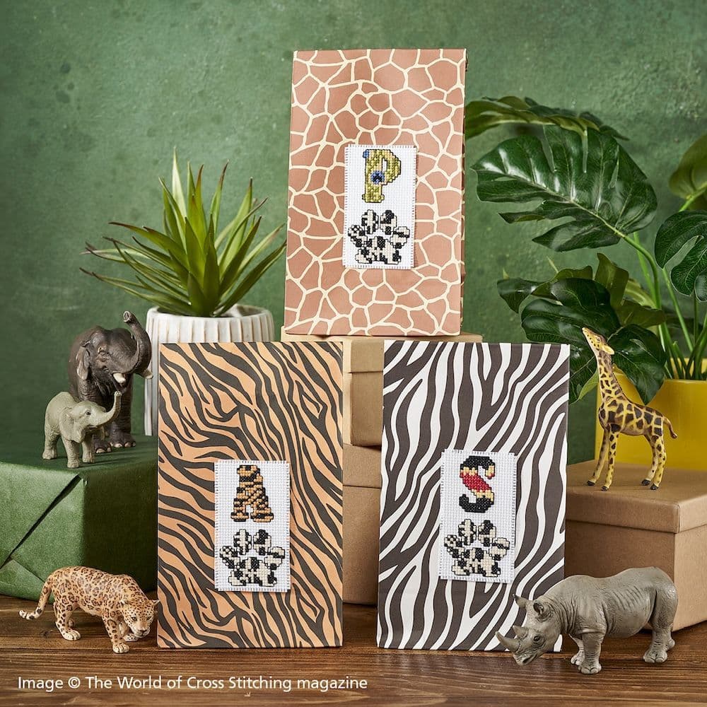 On The Wild Side Animal Print ABC Alphabet WOXS Issue 356 project pack