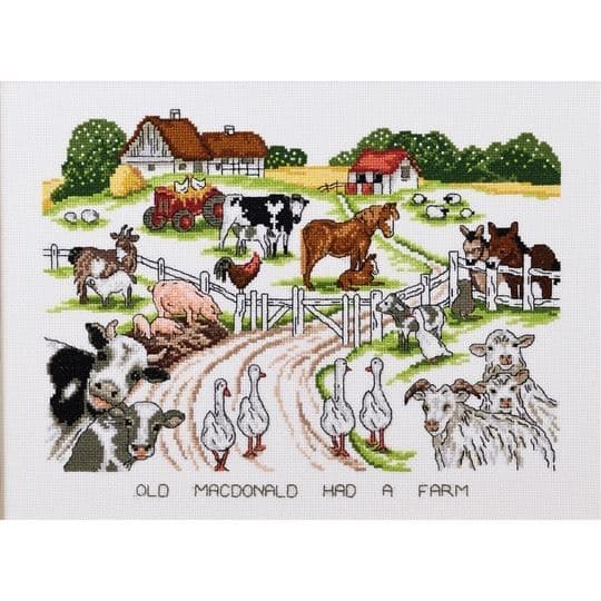 Permin The Farm Counted Cross Stitch Kit