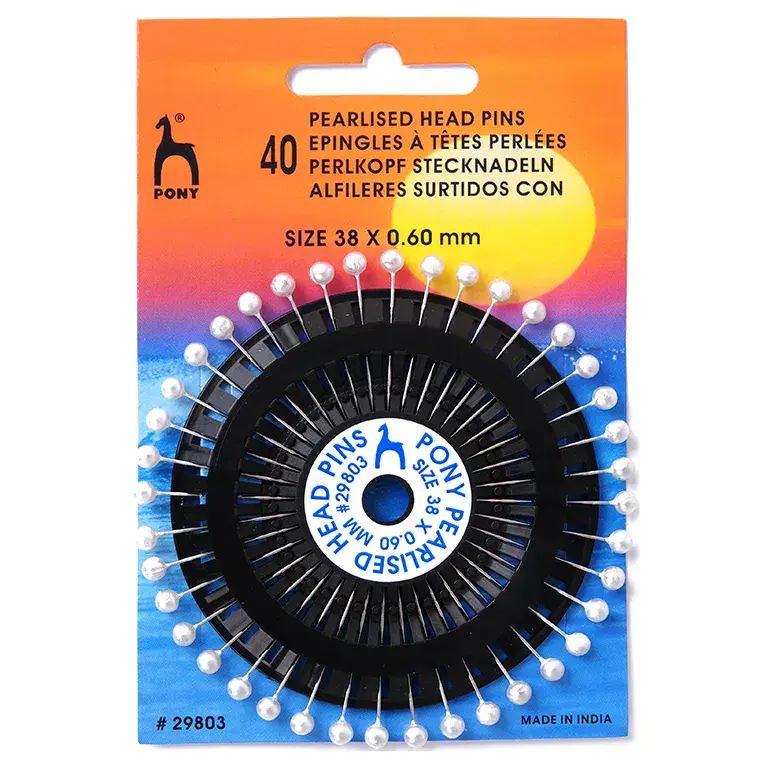 Pony Pins Pin Rosette Pearl Head Oyster