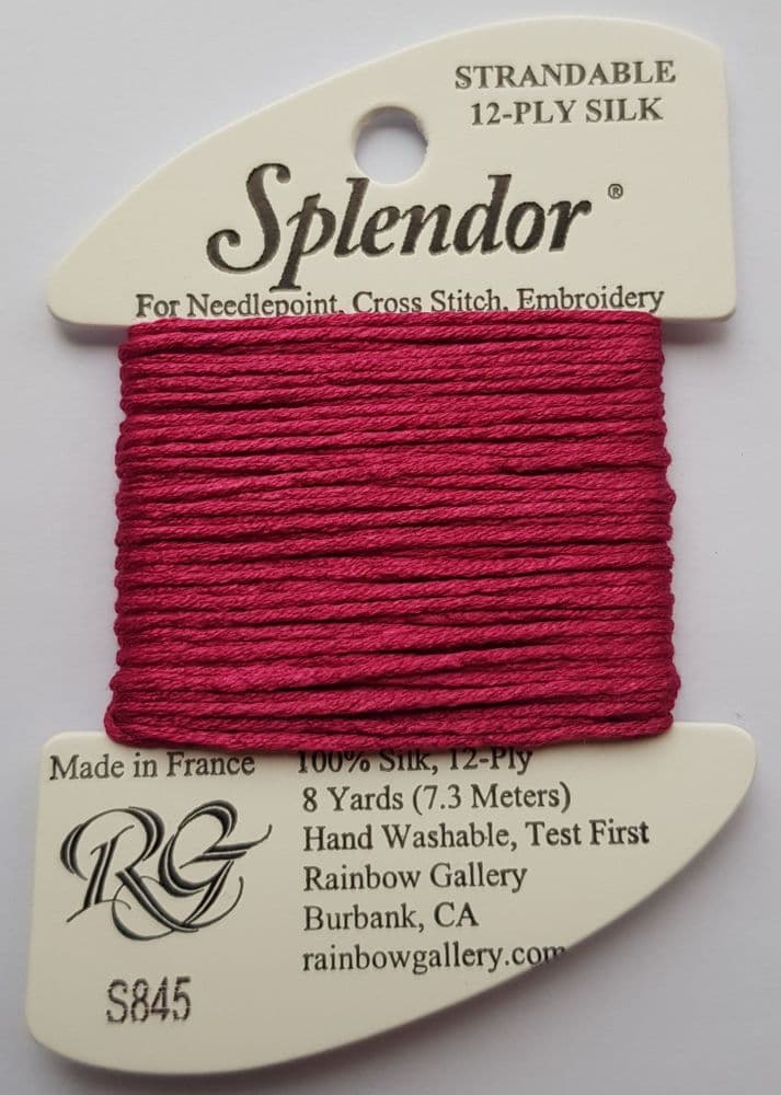 S845 Dark Dusty Rose Splendor Silk