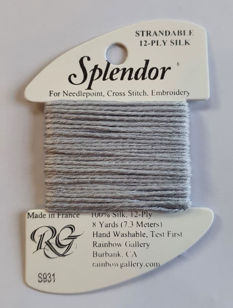 S931 Pale Blue Violet Splendor Silk