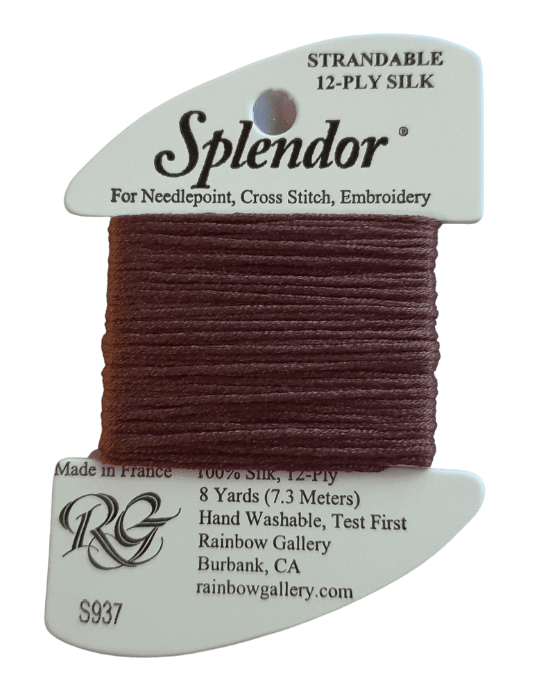 S937 Dark Amethyst Splendor SIlk